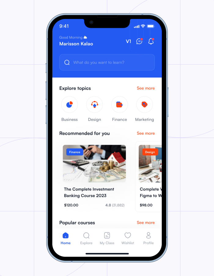 Learn Ease - Flutter Online Education Learning App Template | Educational Course App | Ui Kit by ...